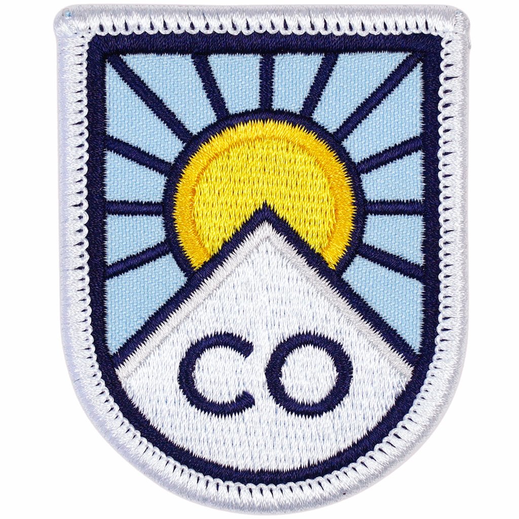 Coloradical Sunrays Patch — Crafted in Colorado